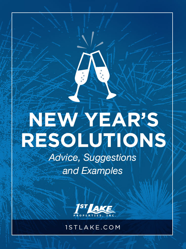 1st Lake | New Year's Resolutions: Advice, Suggestions and Examples ...