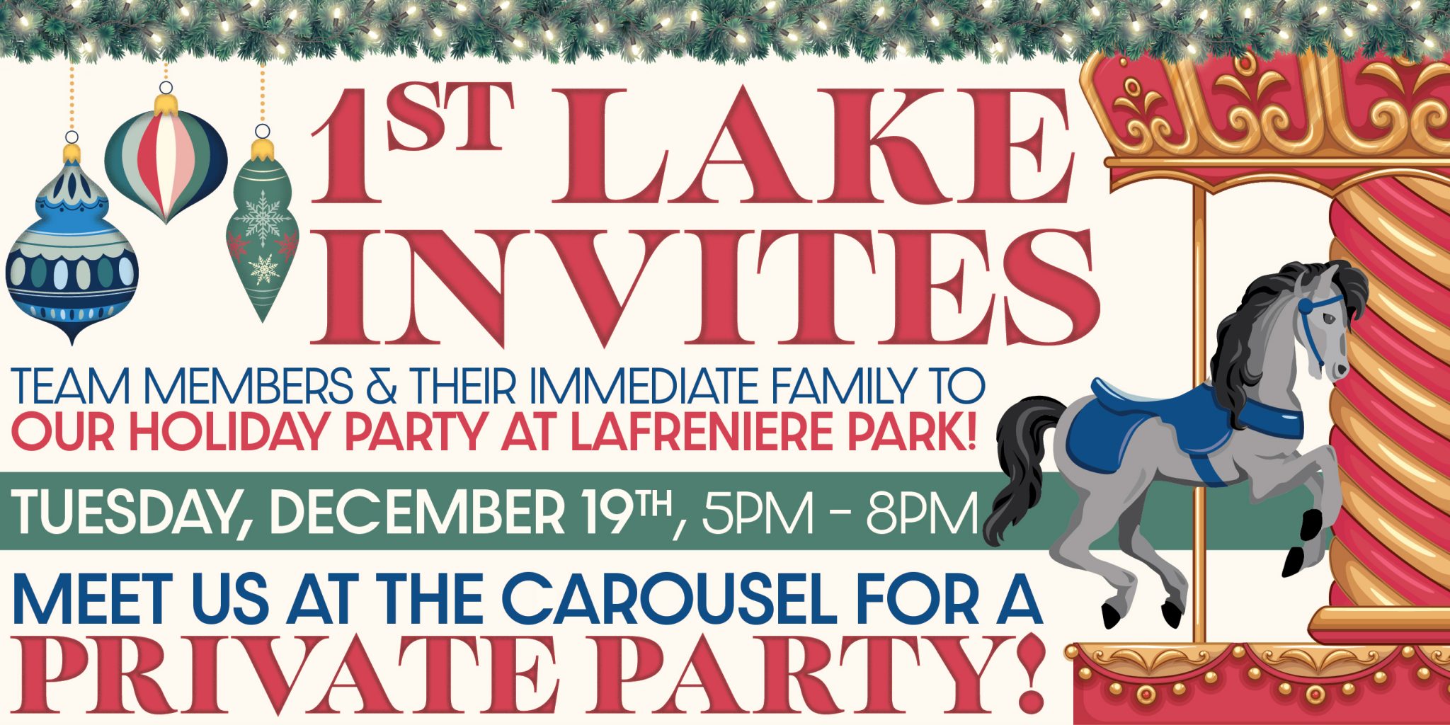 1st Lake | Holiday Event - 1st Lake
